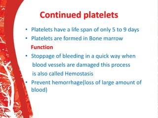 Blood anatomy | PPTX