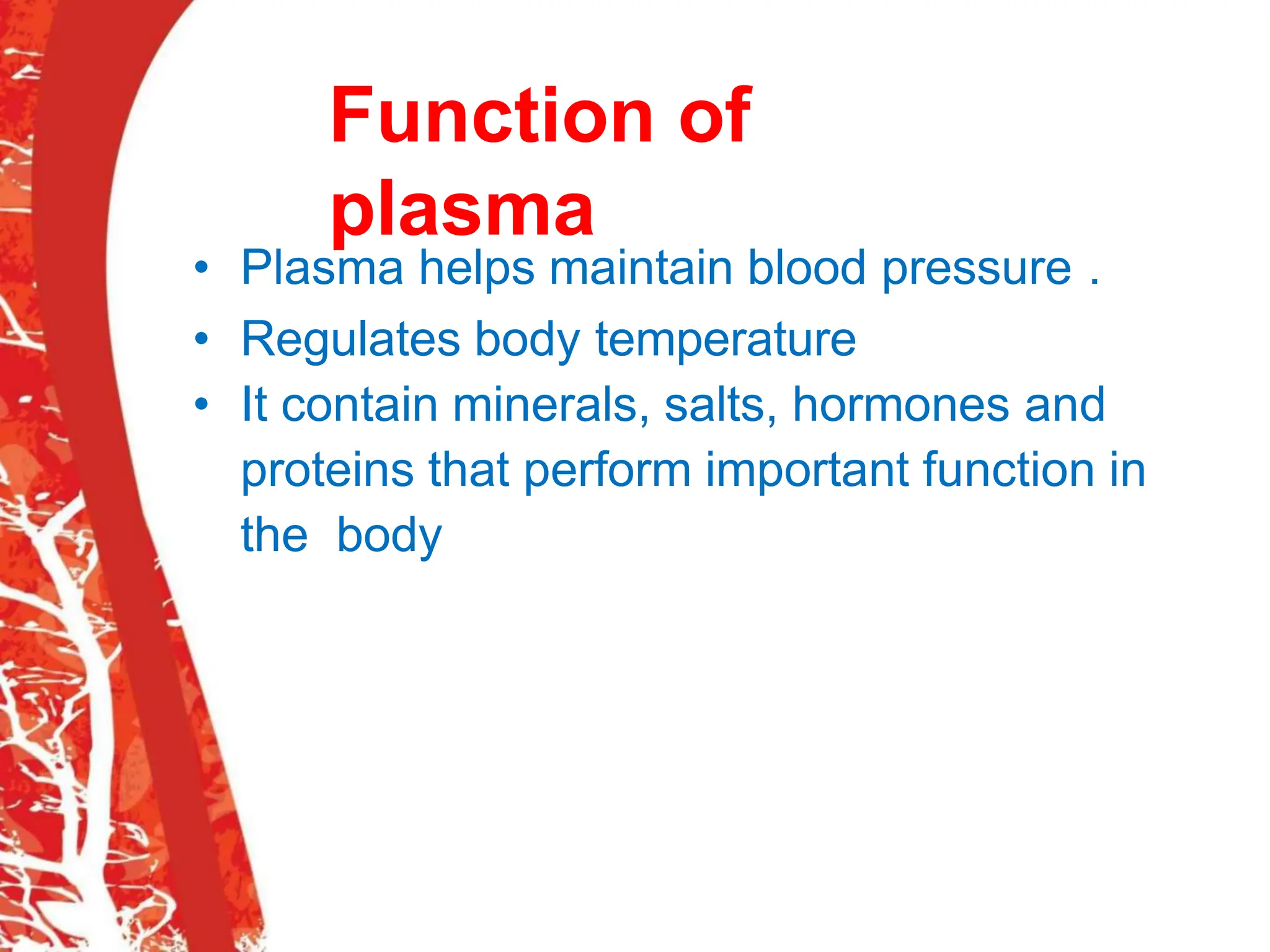 Types of blood cells ,plasma ,its anatomy | PPT