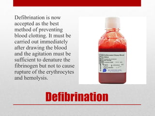 Blood and blood analysis | PPTX