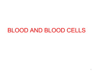presentation on Blood and Blood cells.pptx