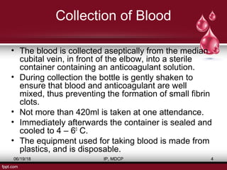 Blood and blood related products | PPT