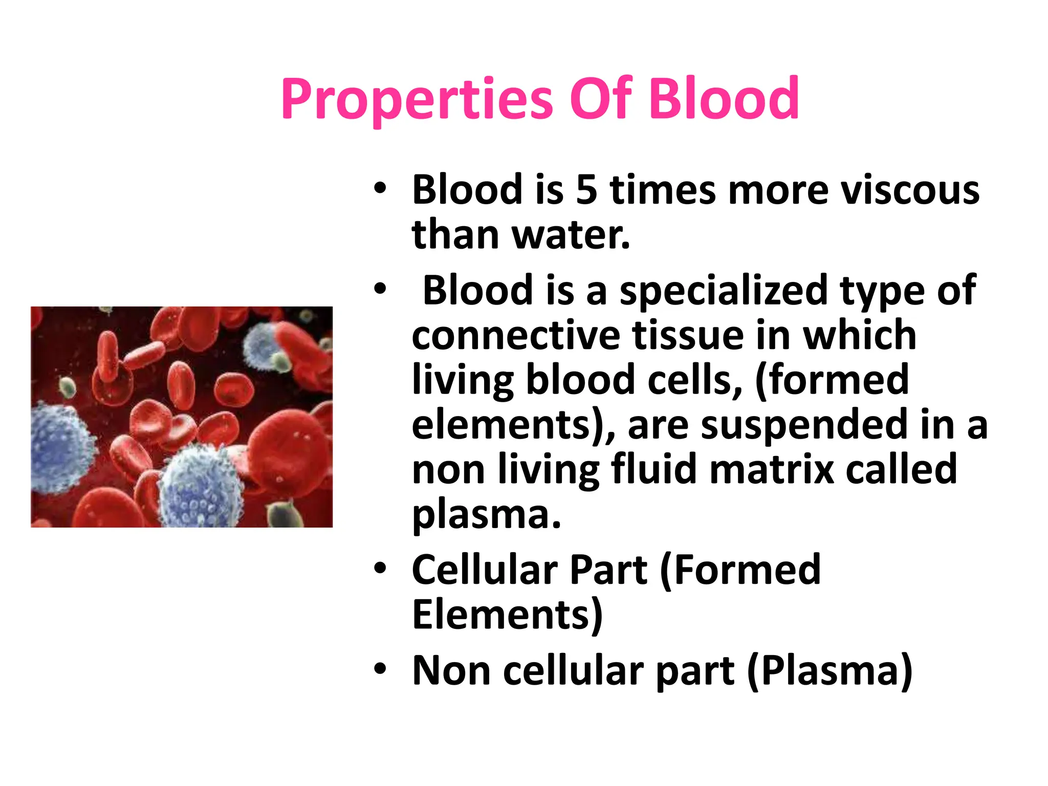 blood and blood products components of blood | PPTX