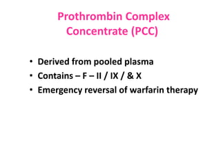 blood and blood products components of blood | PPTX