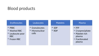 Blood and Blood Products [Autosaved].pptx