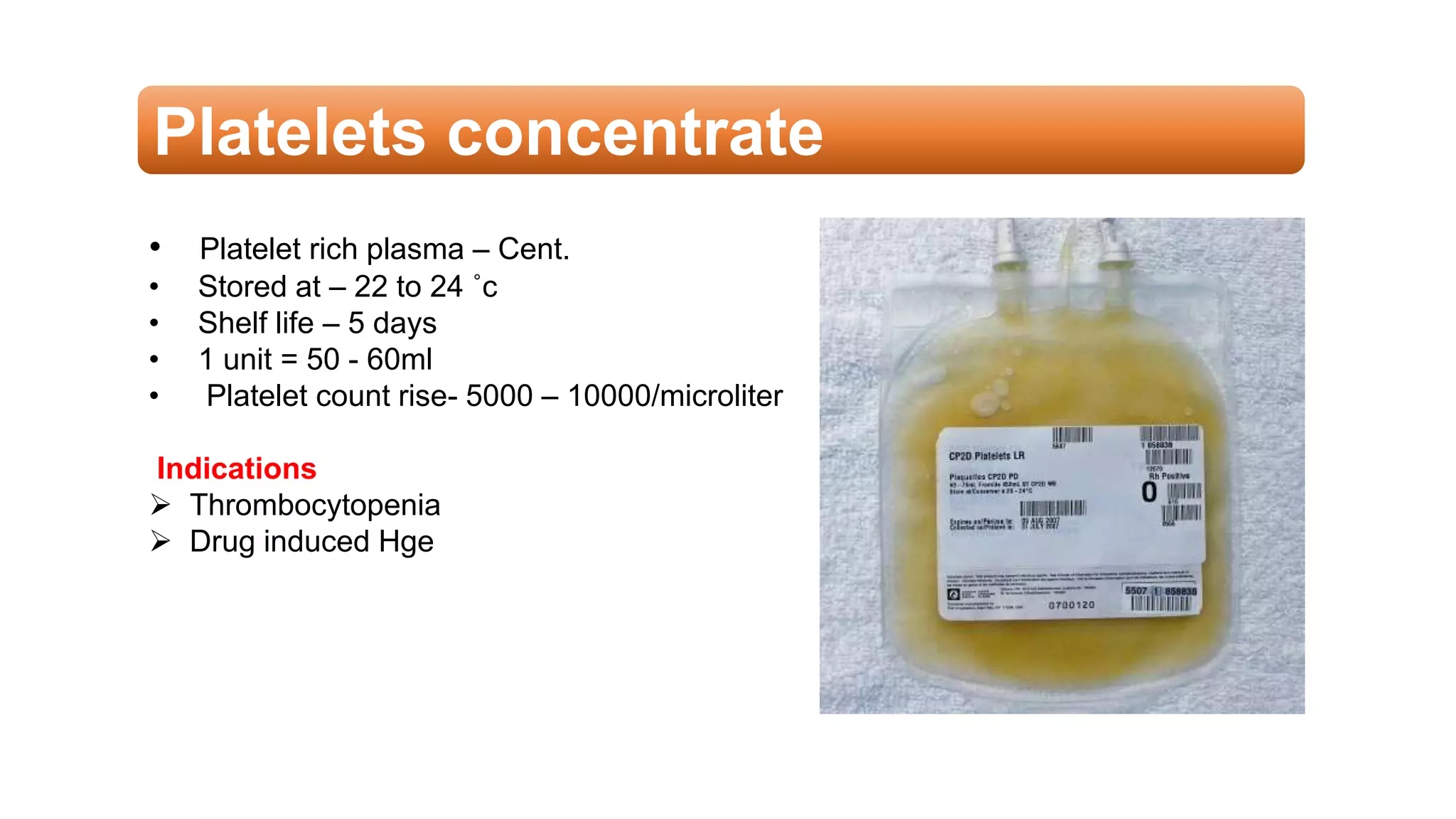 Blood and blood products presentation ppt | PPTX