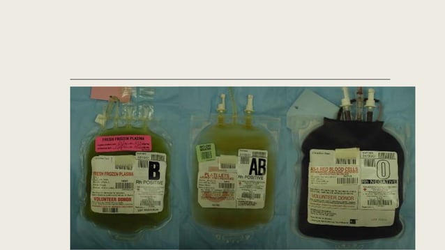 Blood and blood products safety | PPTX