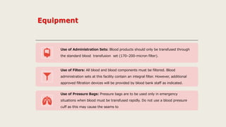 Blood and blood products safety | PPTX