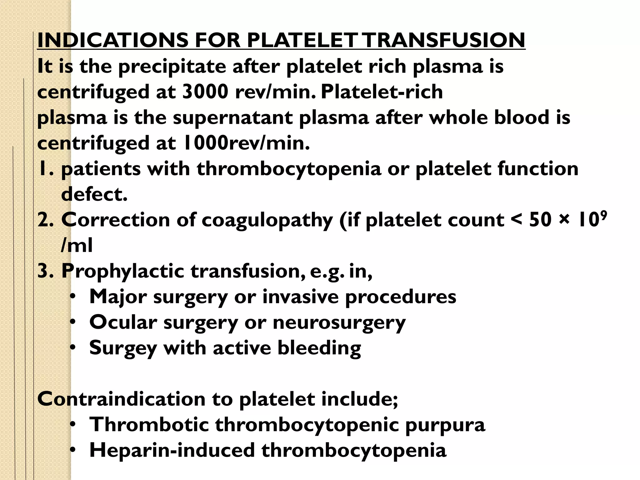 Blood and blood transfusion | PPTX