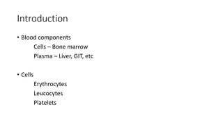 Blood and Blood transfusion in Surgery.pptx