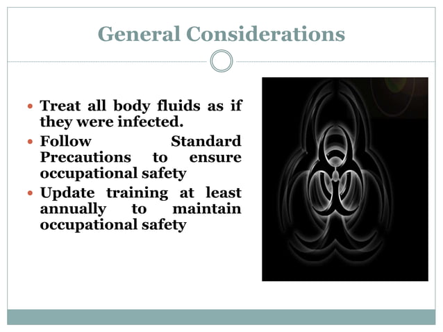 Blood and Body Fluid Spill Management | PPTX | First Aid | Injuries