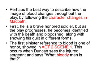 Blood and butchery in macbeth | PPTX