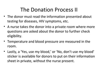Blood and donation facts | PPT