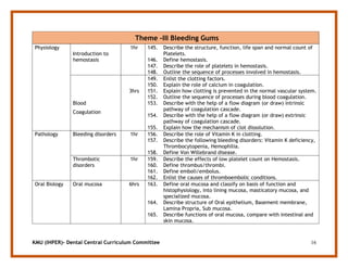 Blood and Immunology Module for First Year BDS | PDF