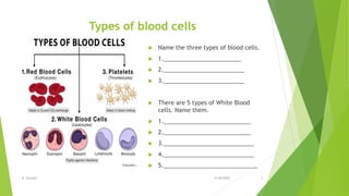 Blood and its 4 components | PPSX
