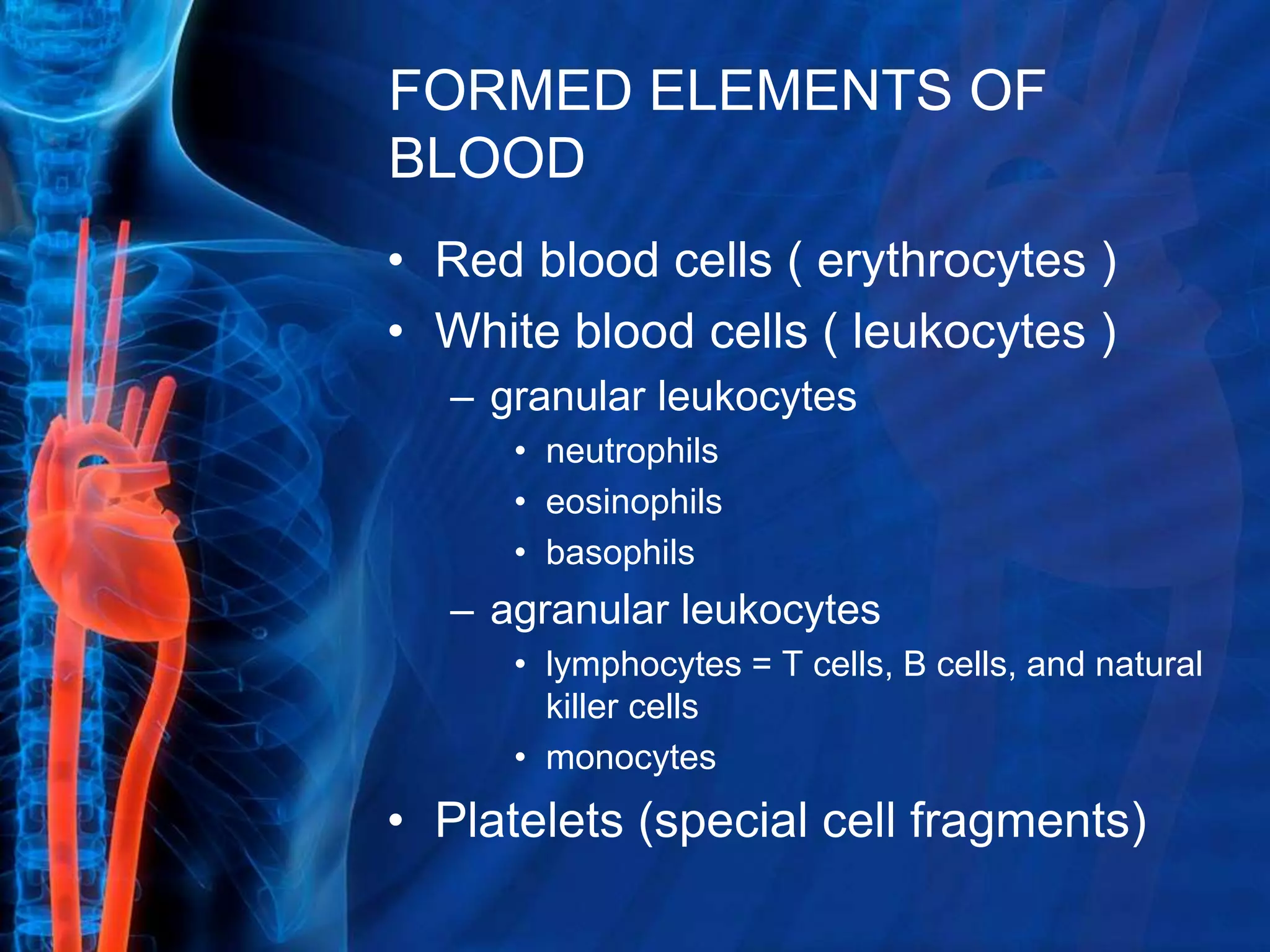 Blood and its components | PPTX