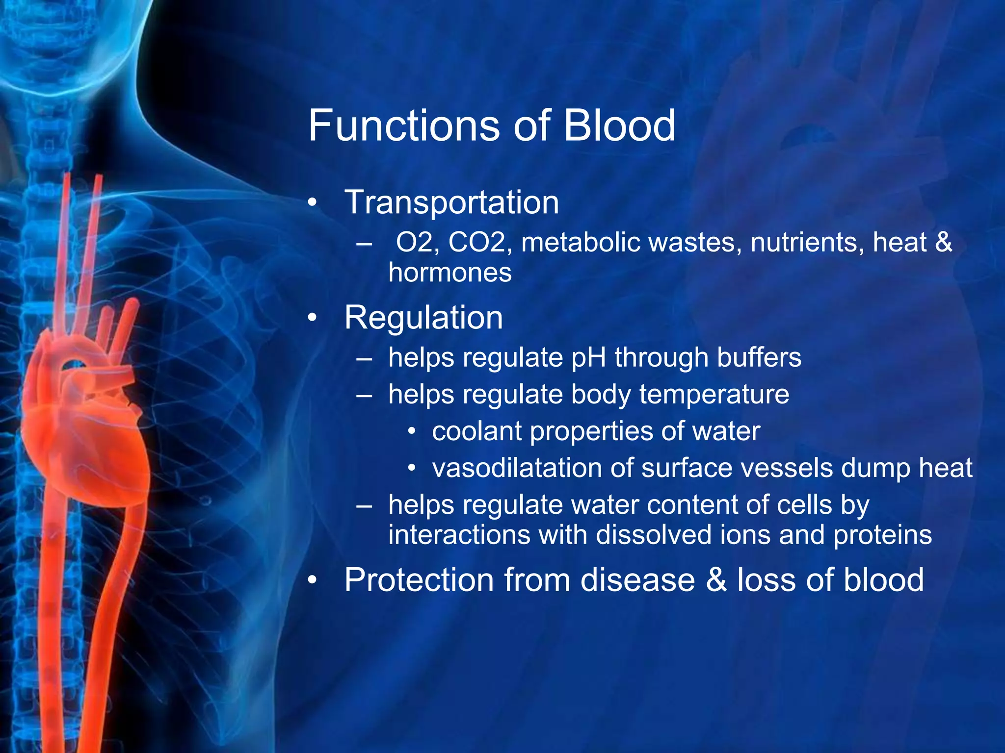Blood and its components | PPTX