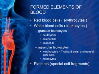 Blood and its components | PPTX