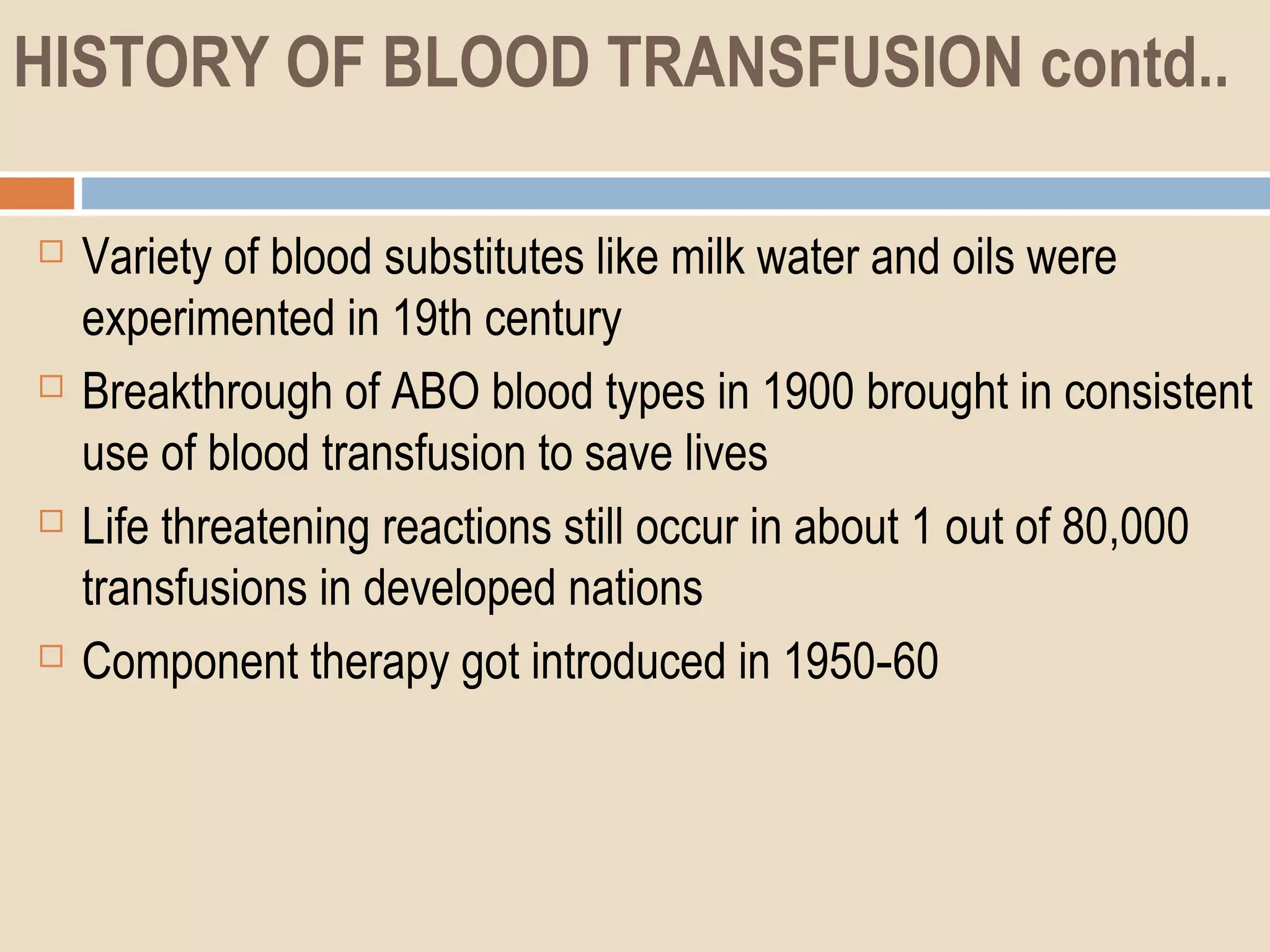 Blood and its components | PPT