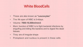 Blood and its composition | PPTX