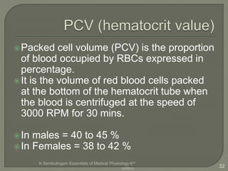 physiology of Blood and its current concepts in coagulation | PPTX