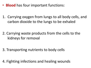 Blood and lymphatic system | PPTX