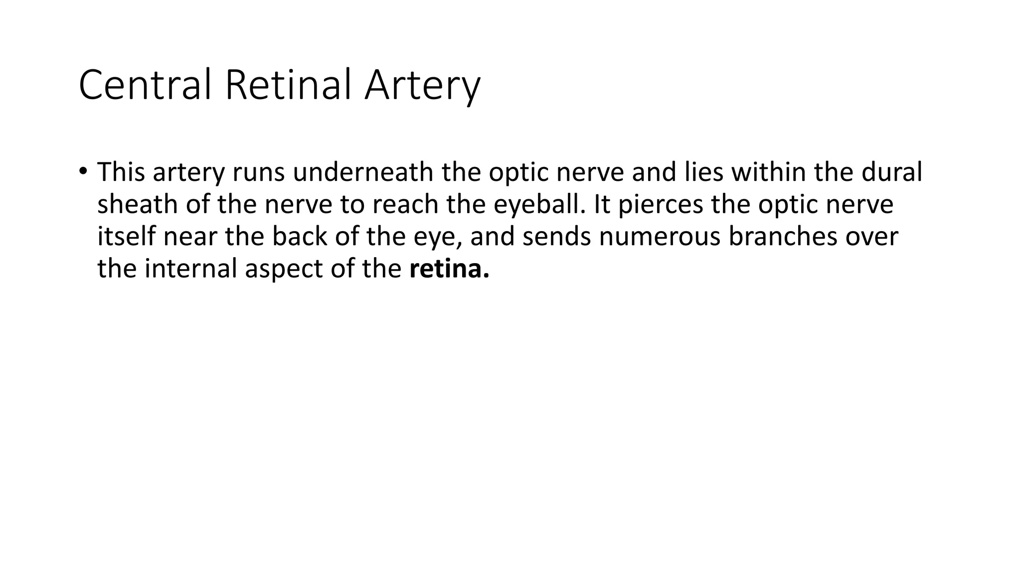 Blood and Nerve supply to the Eye.pptx