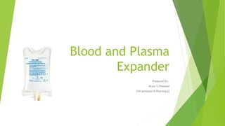 Blood and plasma expander | PPT