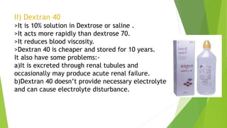 Blood and plasma expander | PPT