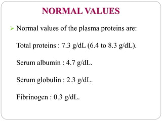 BLOOD AND PLASMA PROTEINS.pptx