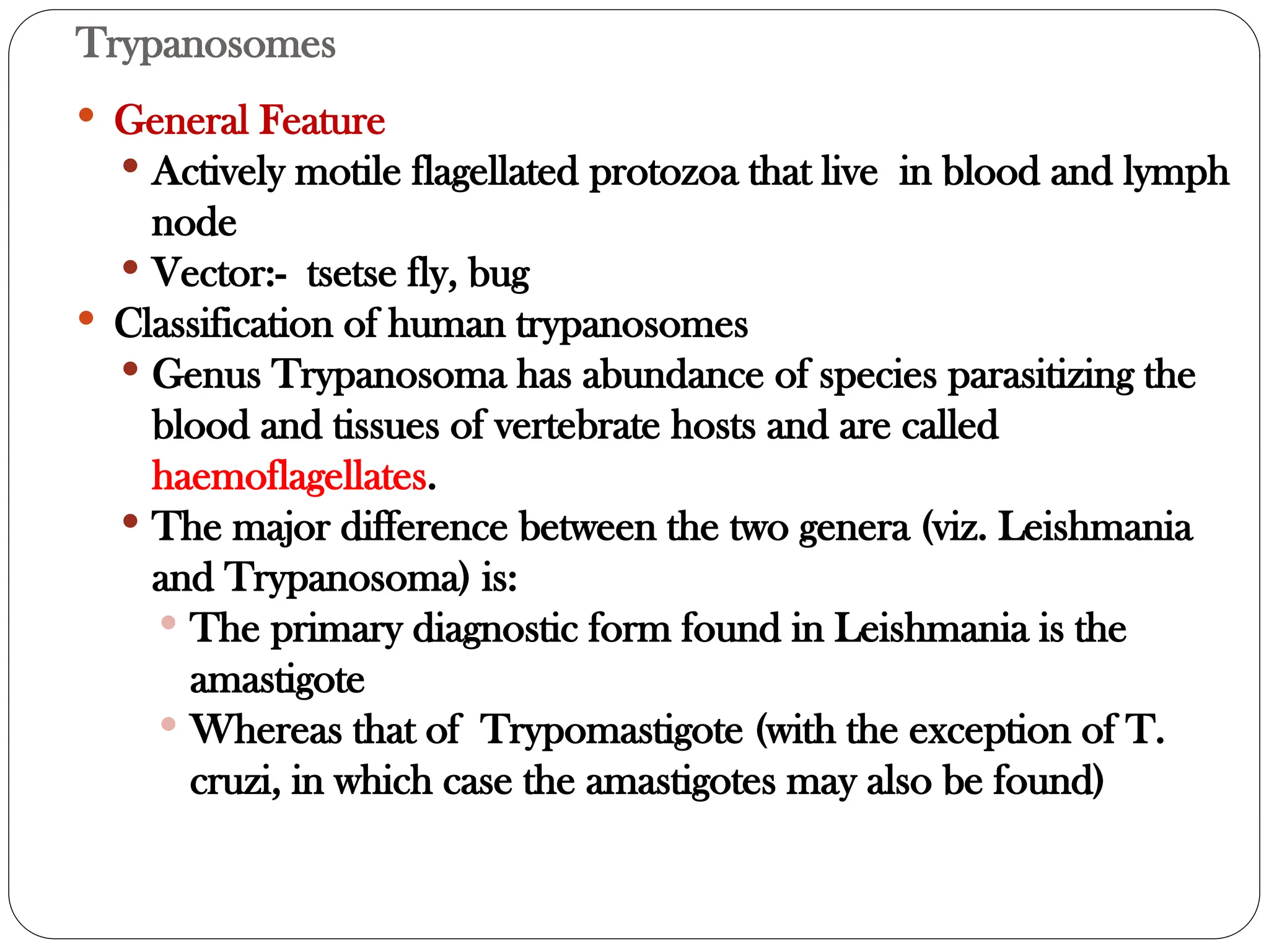 Blood and tissue flagellates (1).ppt full | PPT