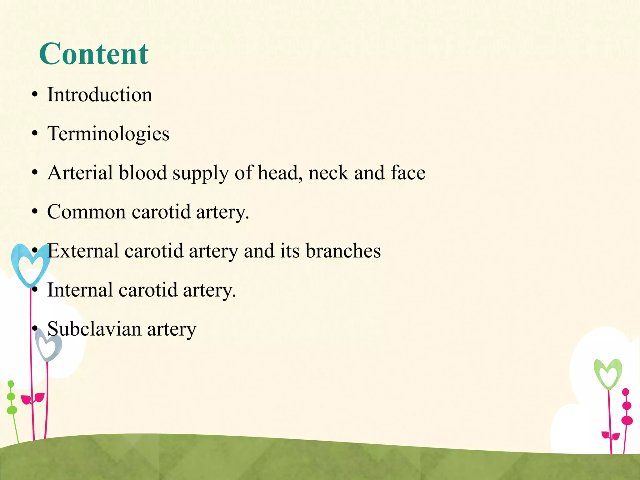Blood and venous supply of head, neck and face | PPT