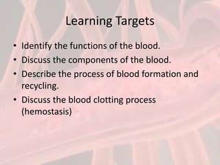 Blood for Essentials of Healthcare | PPTX