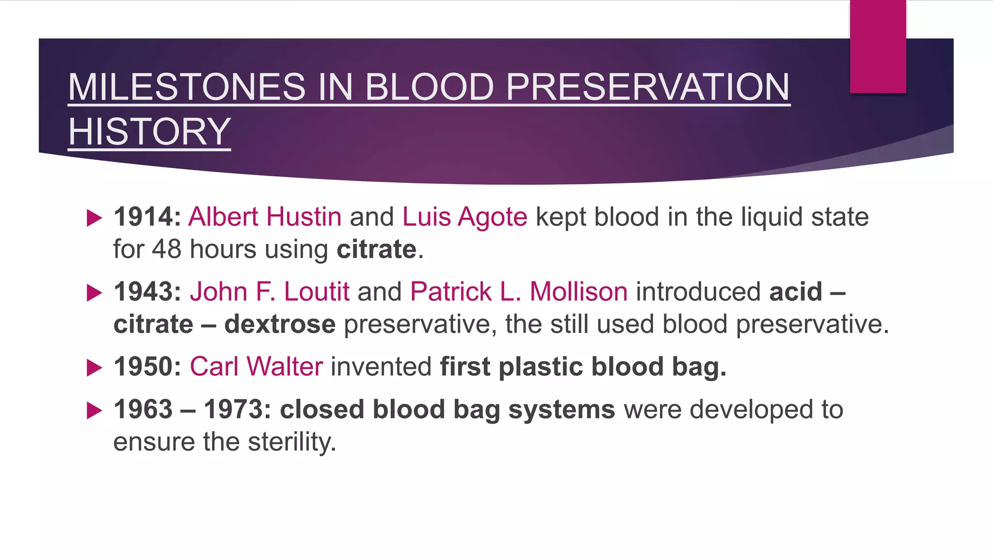 Blood bags and its anticoagulants | PPTX