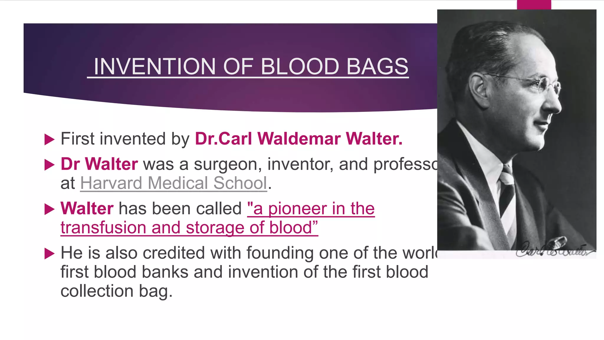 Blood bags and its anticoagulants | PPTX