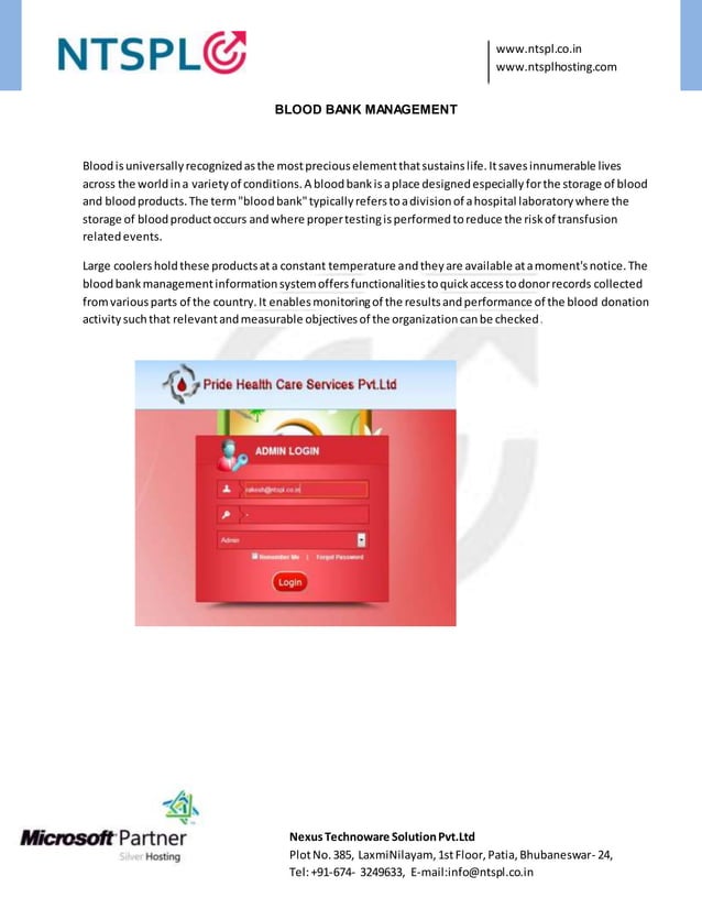 BLOOD BANK MANAGEMENT | PDF