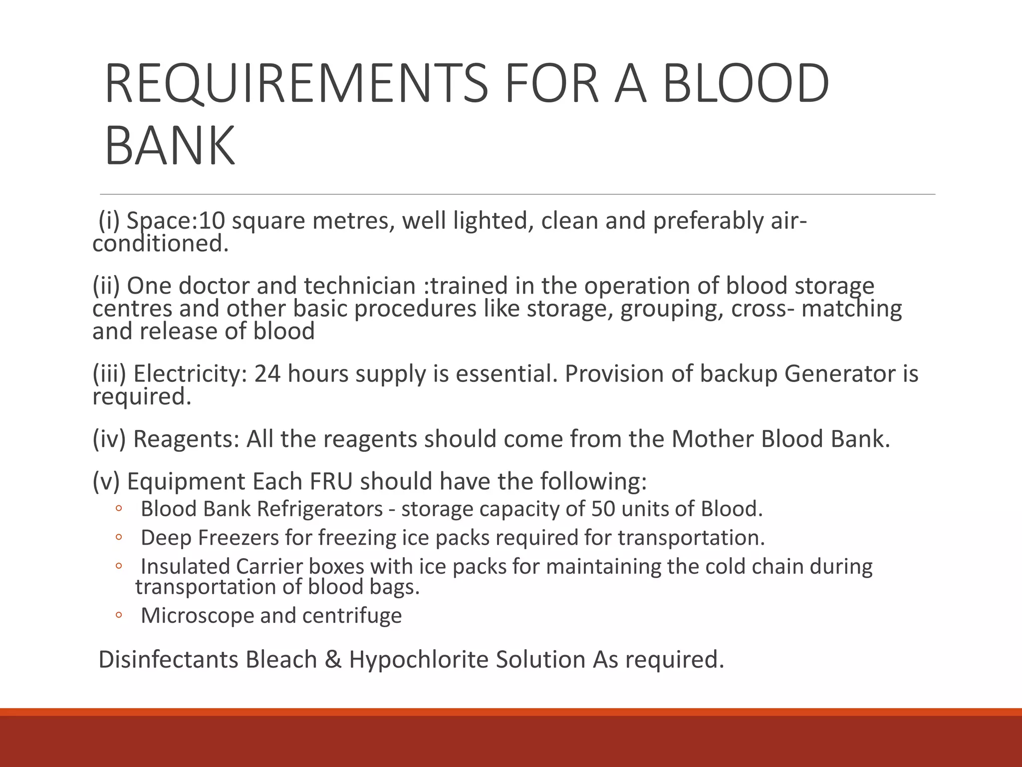 Blood bank | PPTX