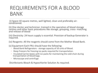 Blood bank | PPTX