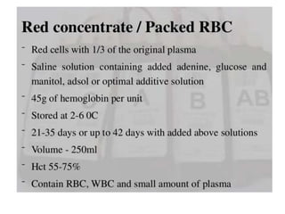 Blood bank and its significance | PPTX