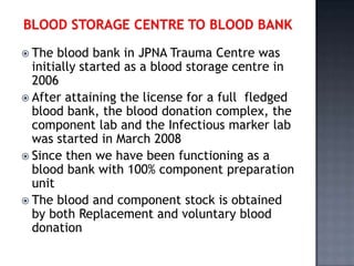 Blood bank audit 2011 | PPTX