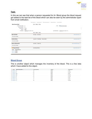 Blood bank Management System Salesforce | PDF