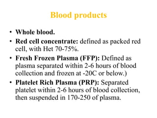Blood Banking hematology lectures. pptx | PPTX