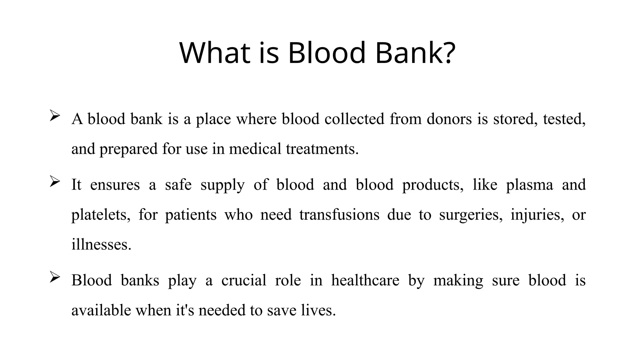 Comprehensive Overview of Blood Bank Operations: Exploring Blood ...
