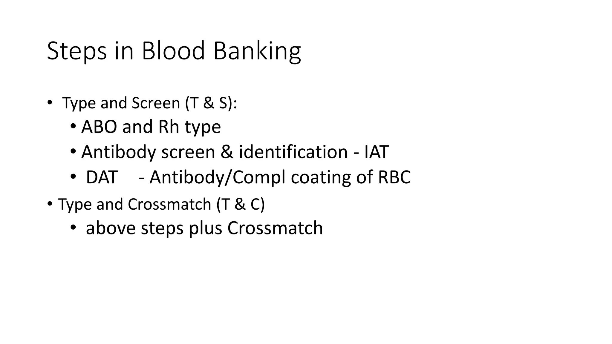 blood banking and components sept 2022.pptx | Blood Disorders ...