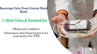 Blood Bank Lecture .pptx | Blood Disorders | Diseases and Conditions