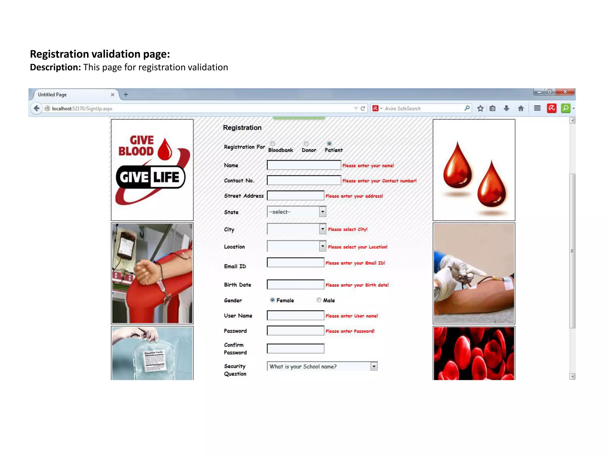 Blood bank management system | PDF