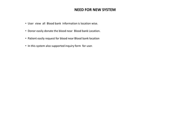 Blood bank management system | PDF | Blood Disorders | Diseases and ...