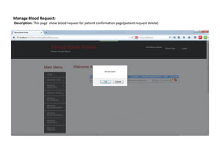 Blood bank management system | PDF