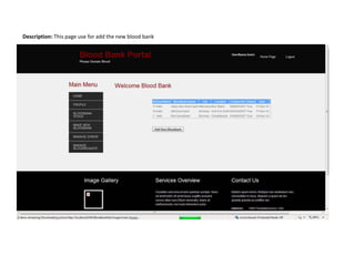 Blood bank management system | PDF