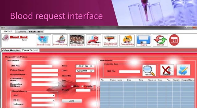 Blood Bank Management System | PPTX