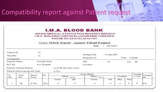 Blood Bank Management System | PPTX
